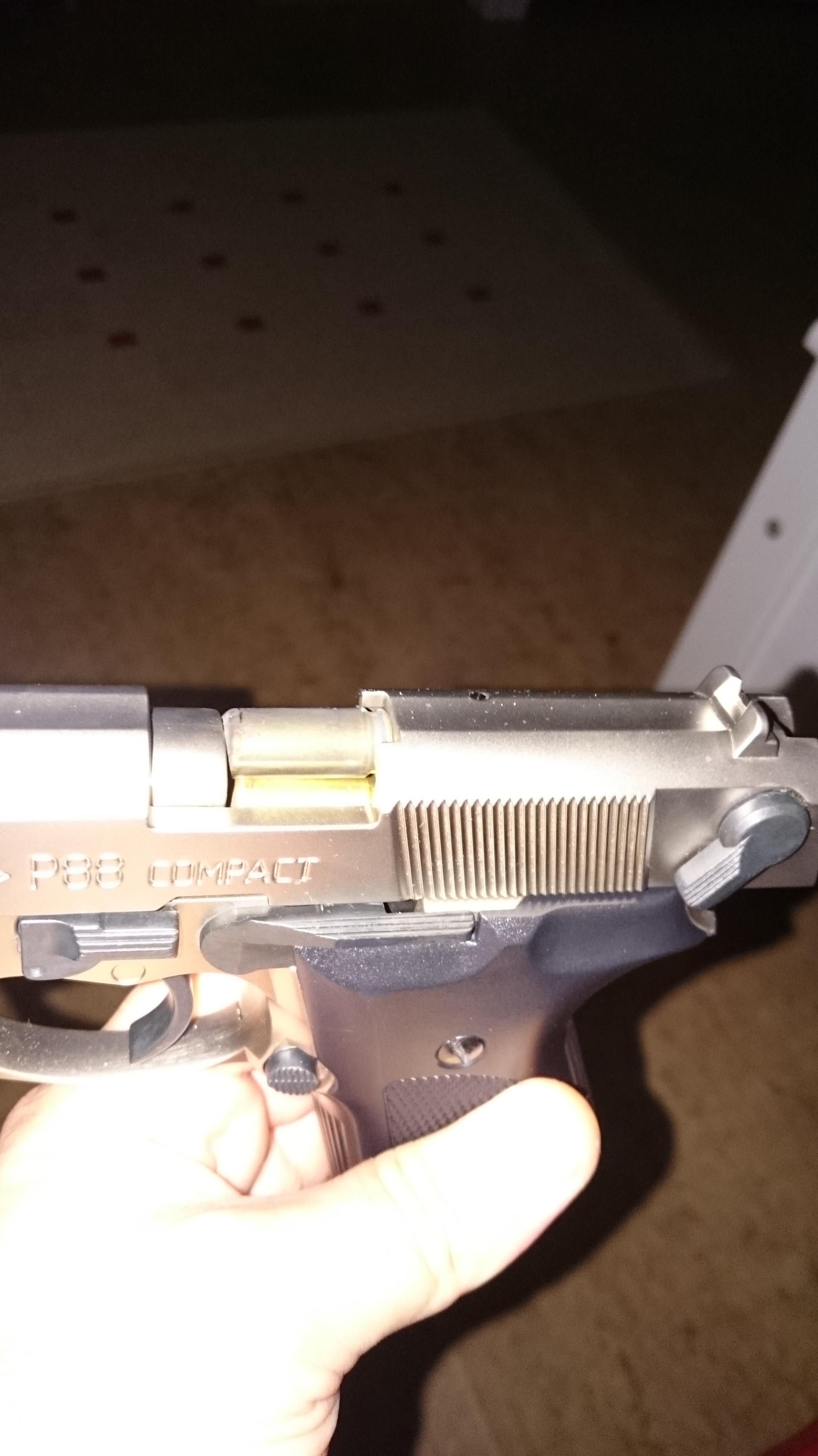Ladehemmungen im Lauf Walther P 88 Nickl? - Schreckschusswaffen (SSW ...